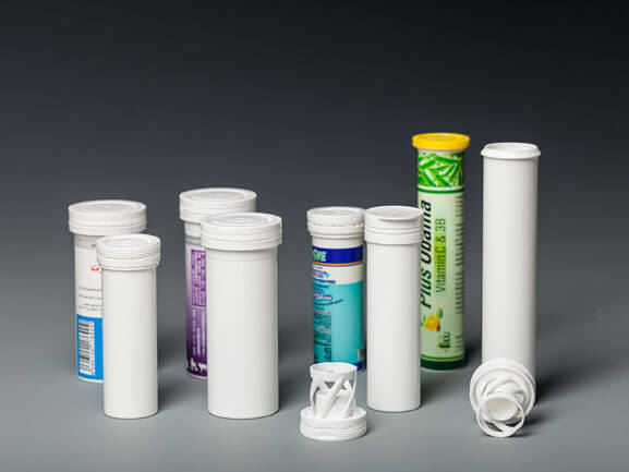 Fizz tablet tube with desiccant cap_Xinfuda